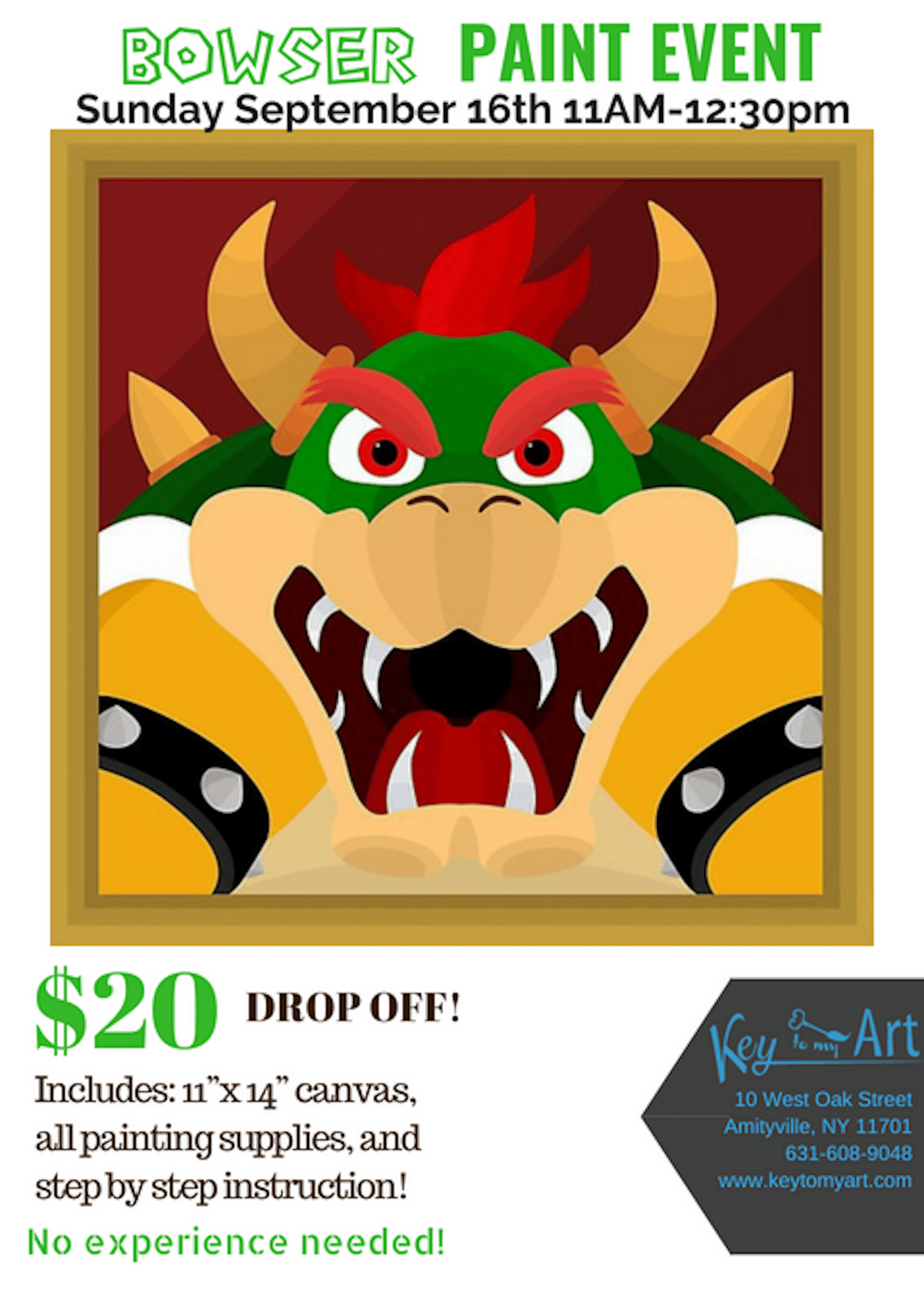 Bowser Paint Event - Your Local Kids